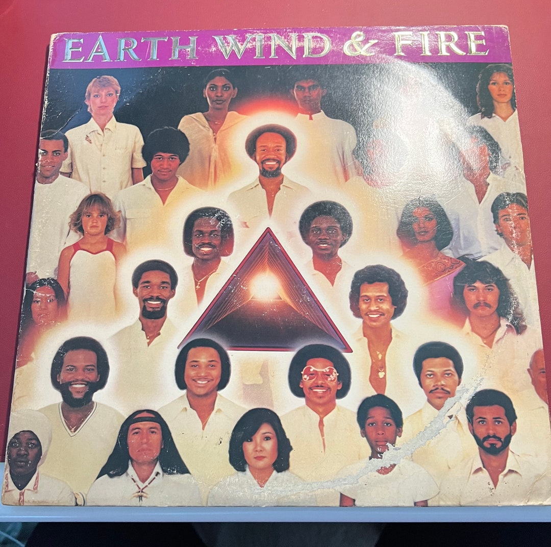 EARTH WIND & Fire Faces 2 LP Set Vinyl 1980 Album Embossed Cover Funk ...