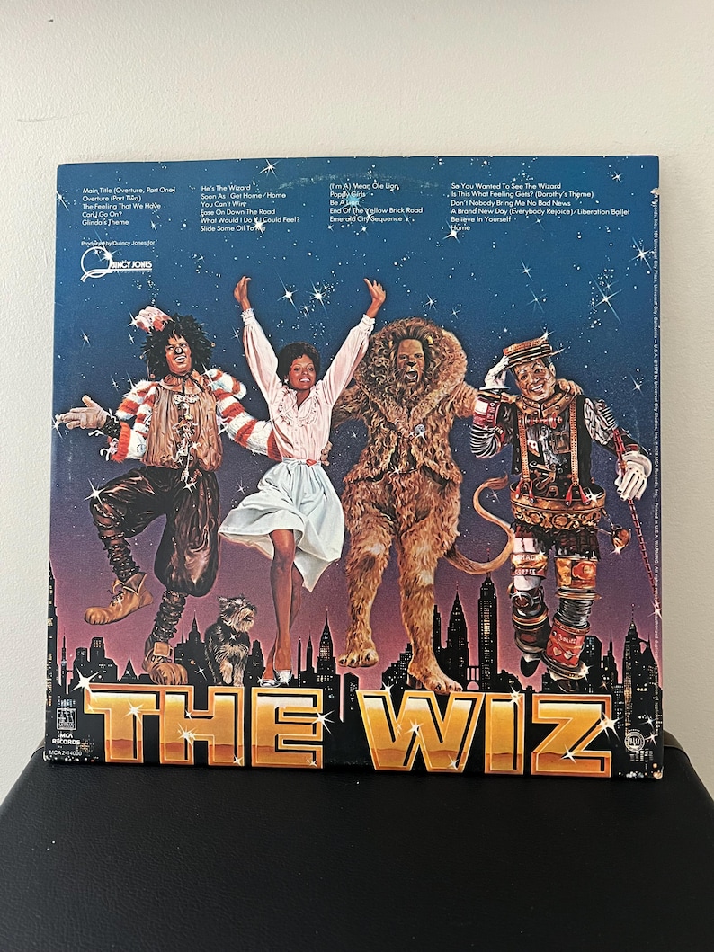 1978 Vintage the Wiz Original Soundtrack 2x 12 Vinyl Double LP Records ...