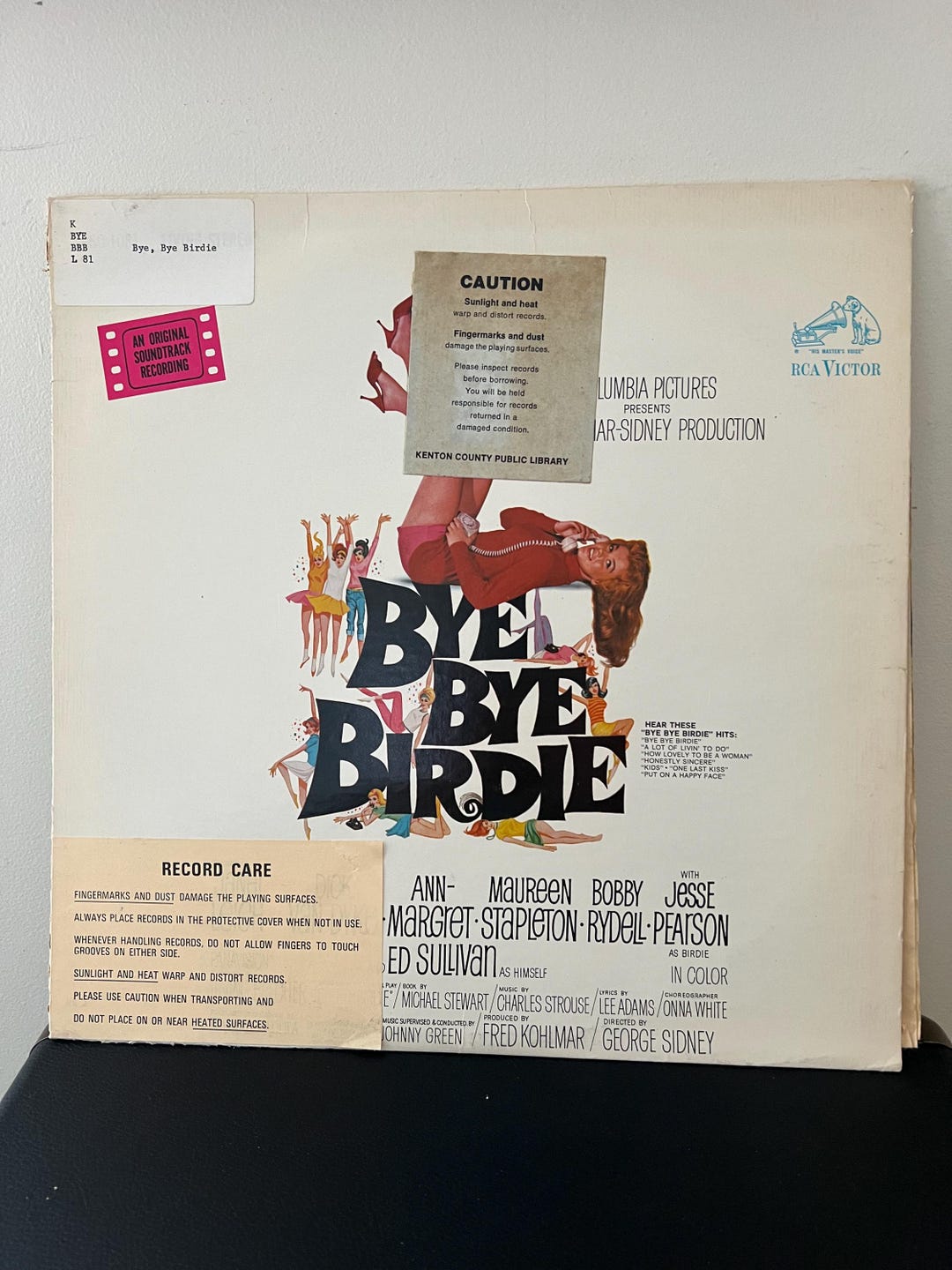 Bye Bye Birdie, Original Soundtrack, Cover, Stereo Vinyl Album, LSO ...