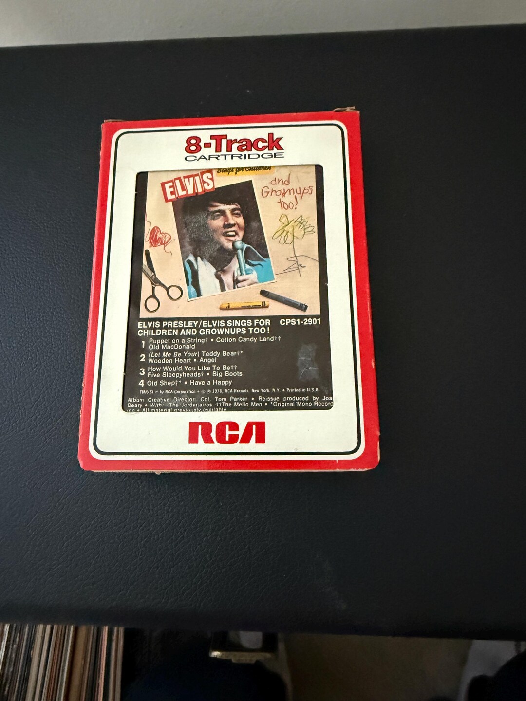 Elvis Presley- Elvis Sings for Children and Grownups Too! 8-track Tape ...