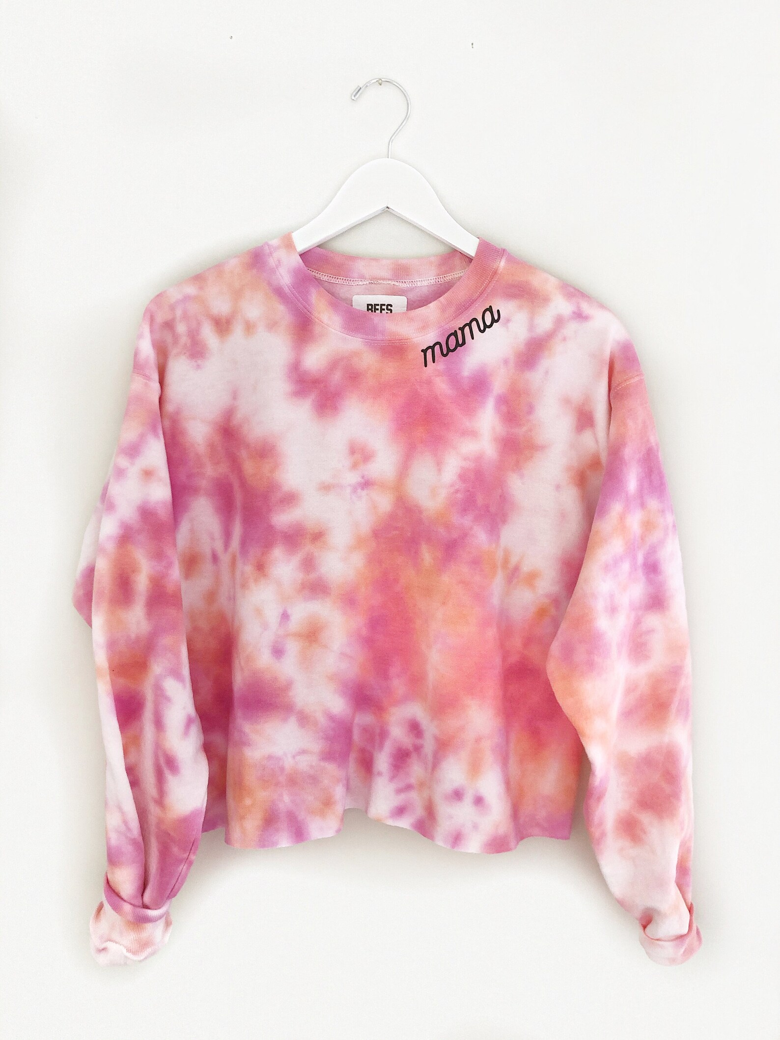 SORBAE MOVES 3 Personalizable Tie-dye Sweatshirt Cropped - Etsy