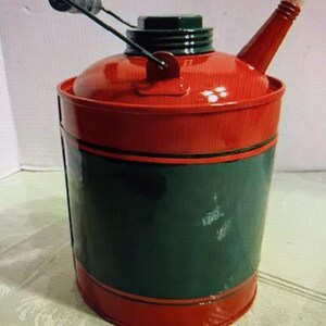 TEXACO Vintage Gas Kerosene CAN Station Coal Oil 1 Gallon Motor Decal ...