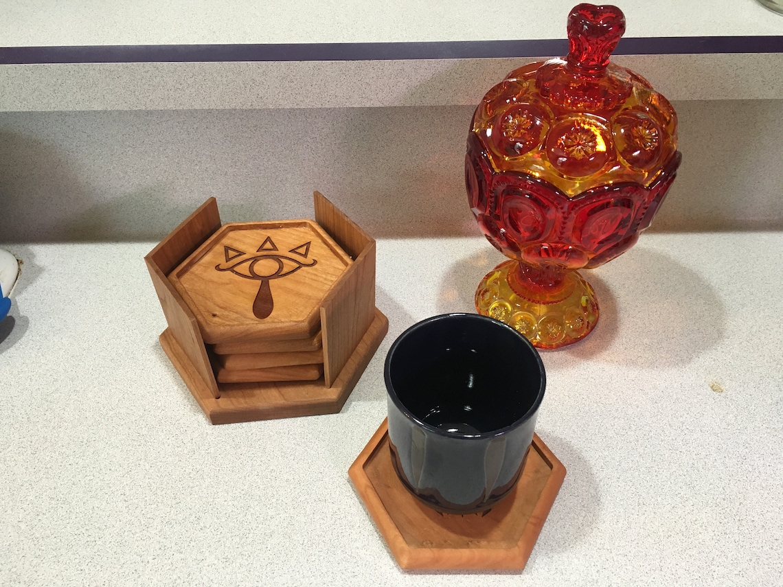 Legend of Zelda Wooden Coasters | Etsy