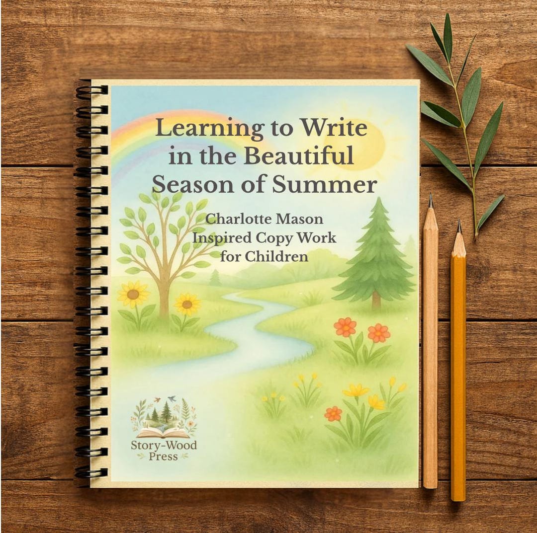 Summer Copywork Workbook: Charlotte Mason Handwriting Practice ...