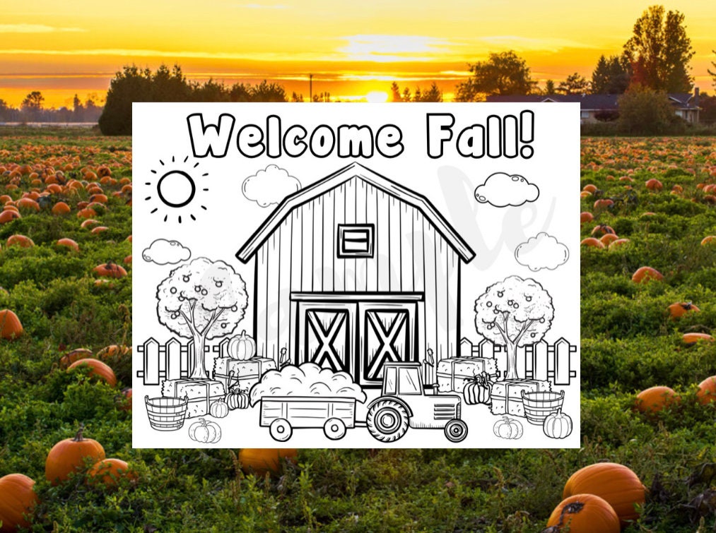 Hay Ride Coloring Pages