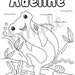 Set of 15 Customizable Under the Sea Coloring Pages, Ocean Birthday ...
