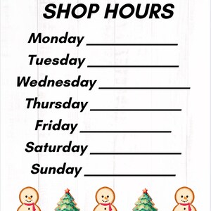 Christmas Bakery Pretend Play Printable, Dramatic Play Bakery Shop ...