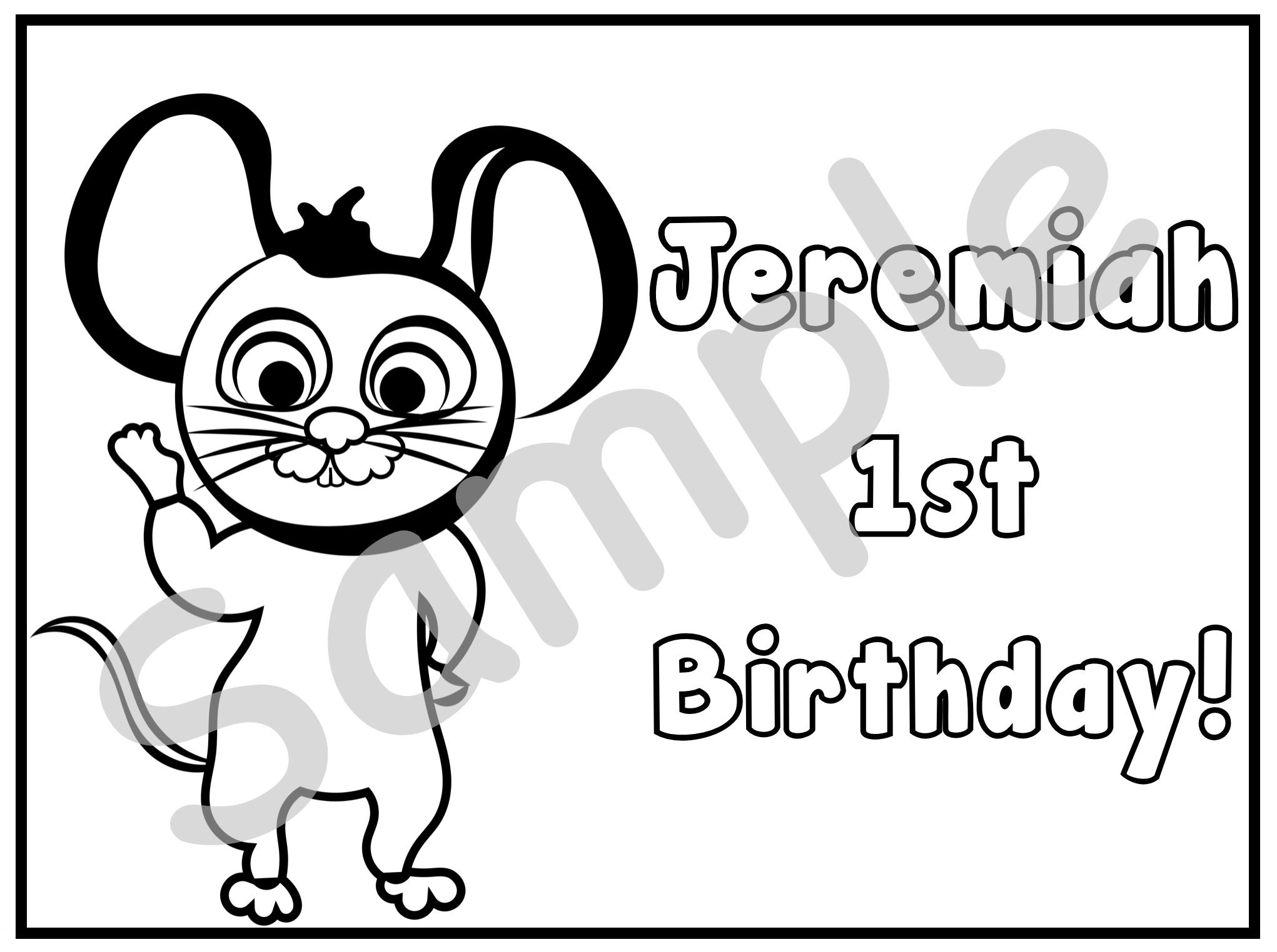 Set of 5 Custom Dave and Ava Birthday Printable's | Etsy