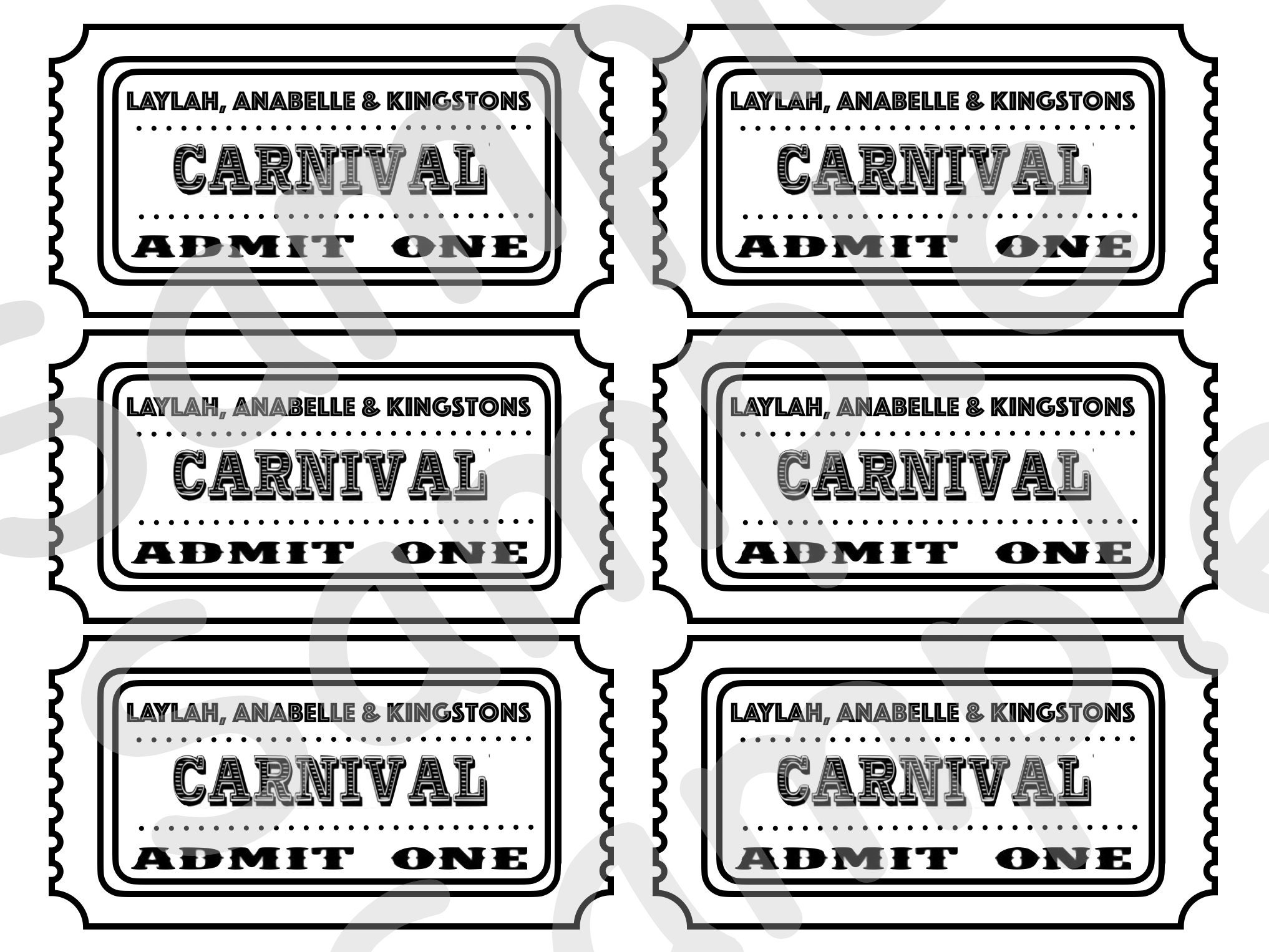 Set of 3 Carnival Happy Birthday Printable Coloring Pages - Etsy