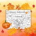Customizable Halloween Coloring Activity Sheet Halloween - Etsy