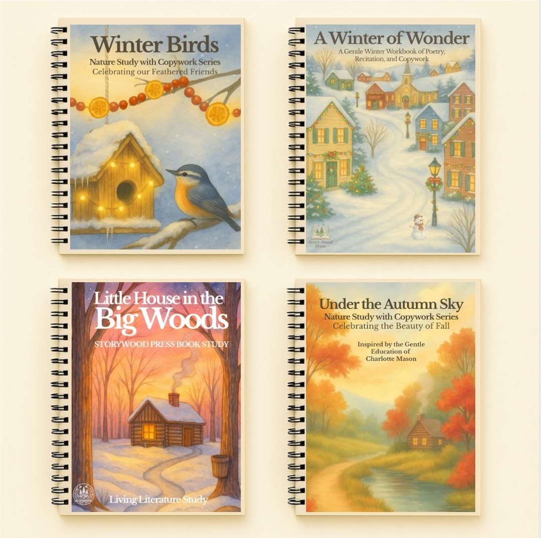 Autumn to Winter Homeschool Bundle | Nature Study, Poetry (digital ...