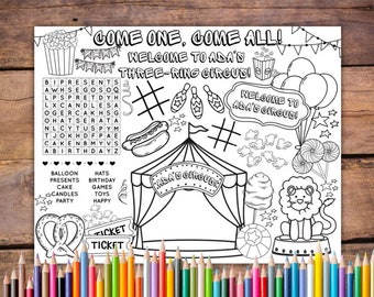 Customizable Art Party Birthday Printable Coloring Page, Art Party ...