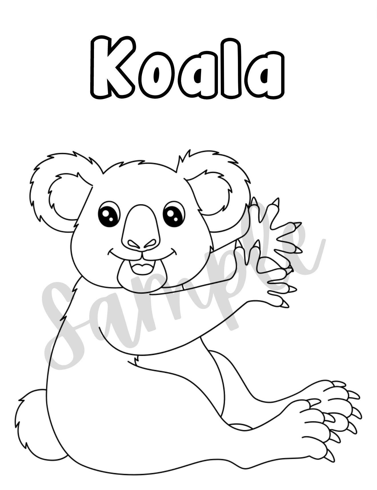 Set of 38 Customizable Zoo Animal Theme Coloring Pages - Etsy