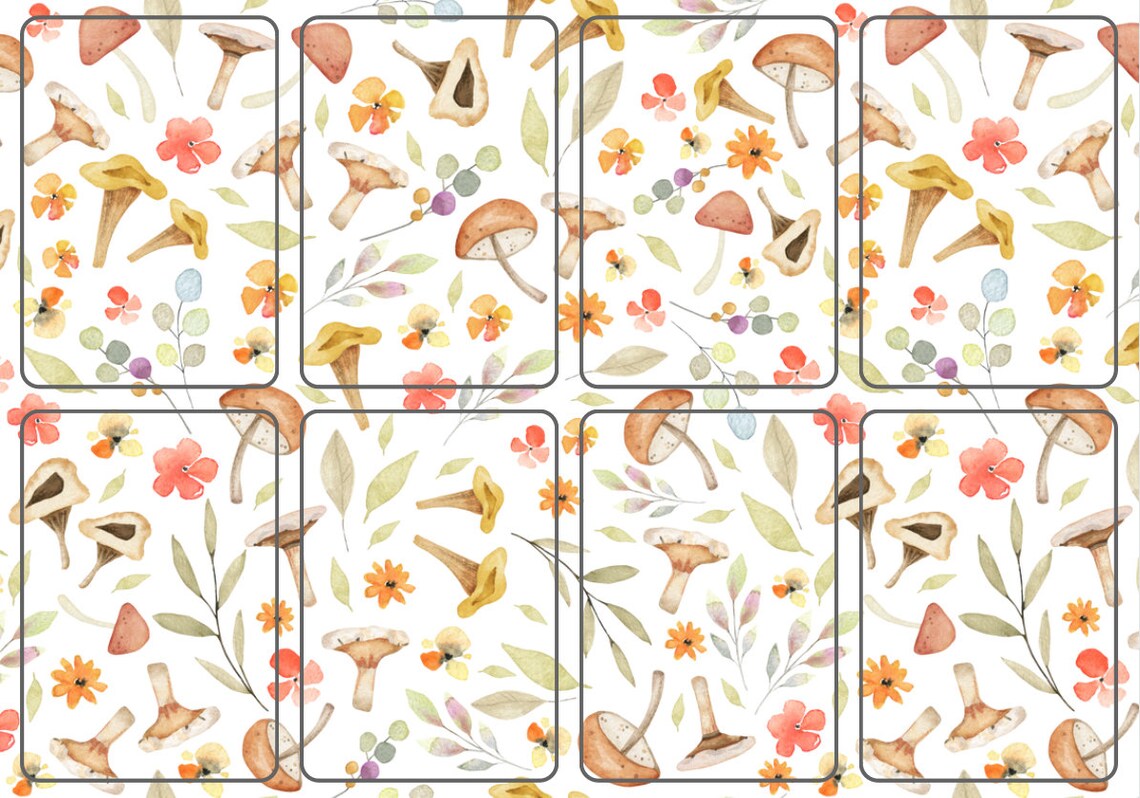 26 Nature Inspired Upper and Lowercase Alphabet Flash Cards Instant ...