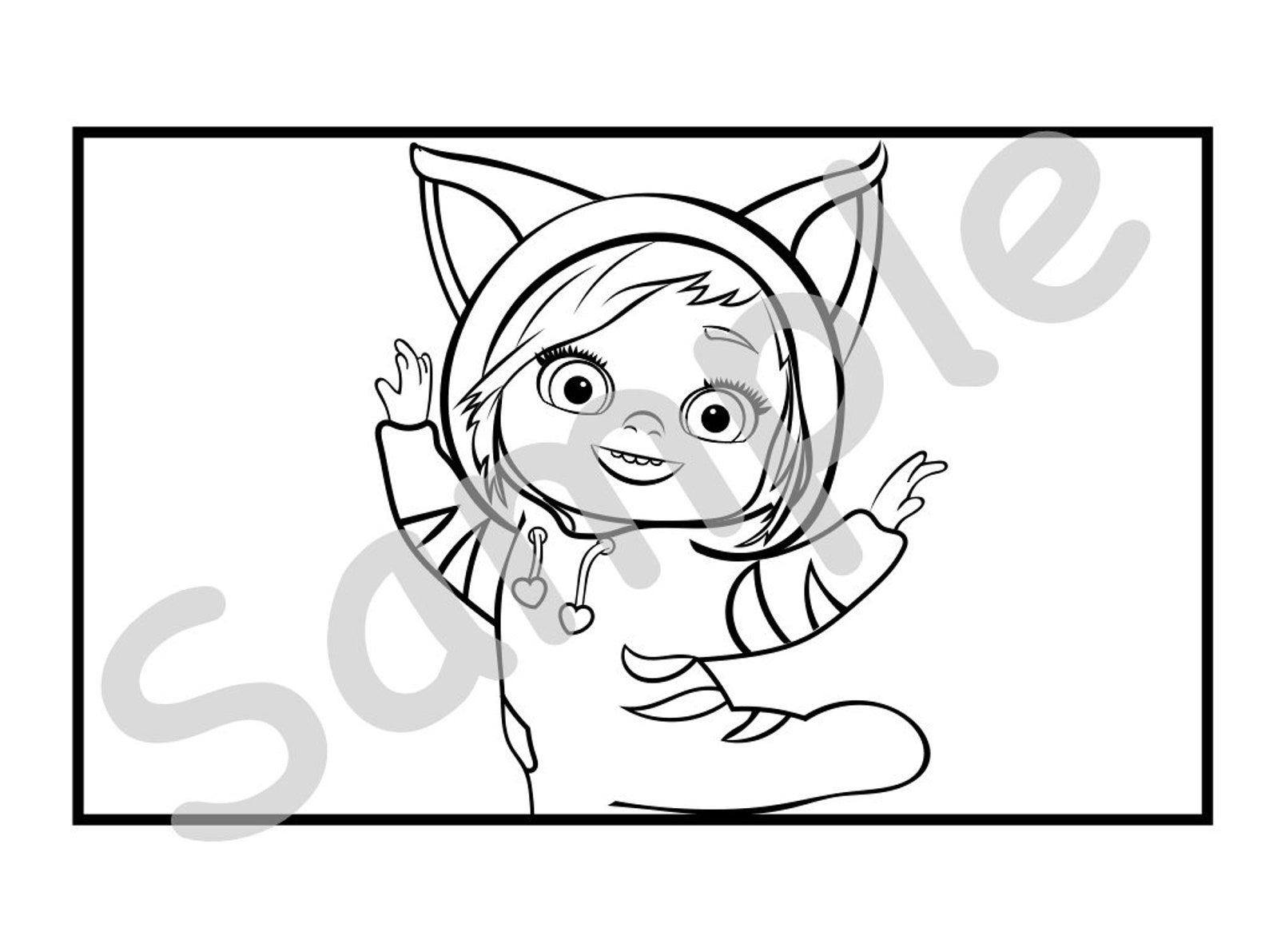 Set Of 5 Dave And Ava Printable Coloring Pages Great For Etsy Canada