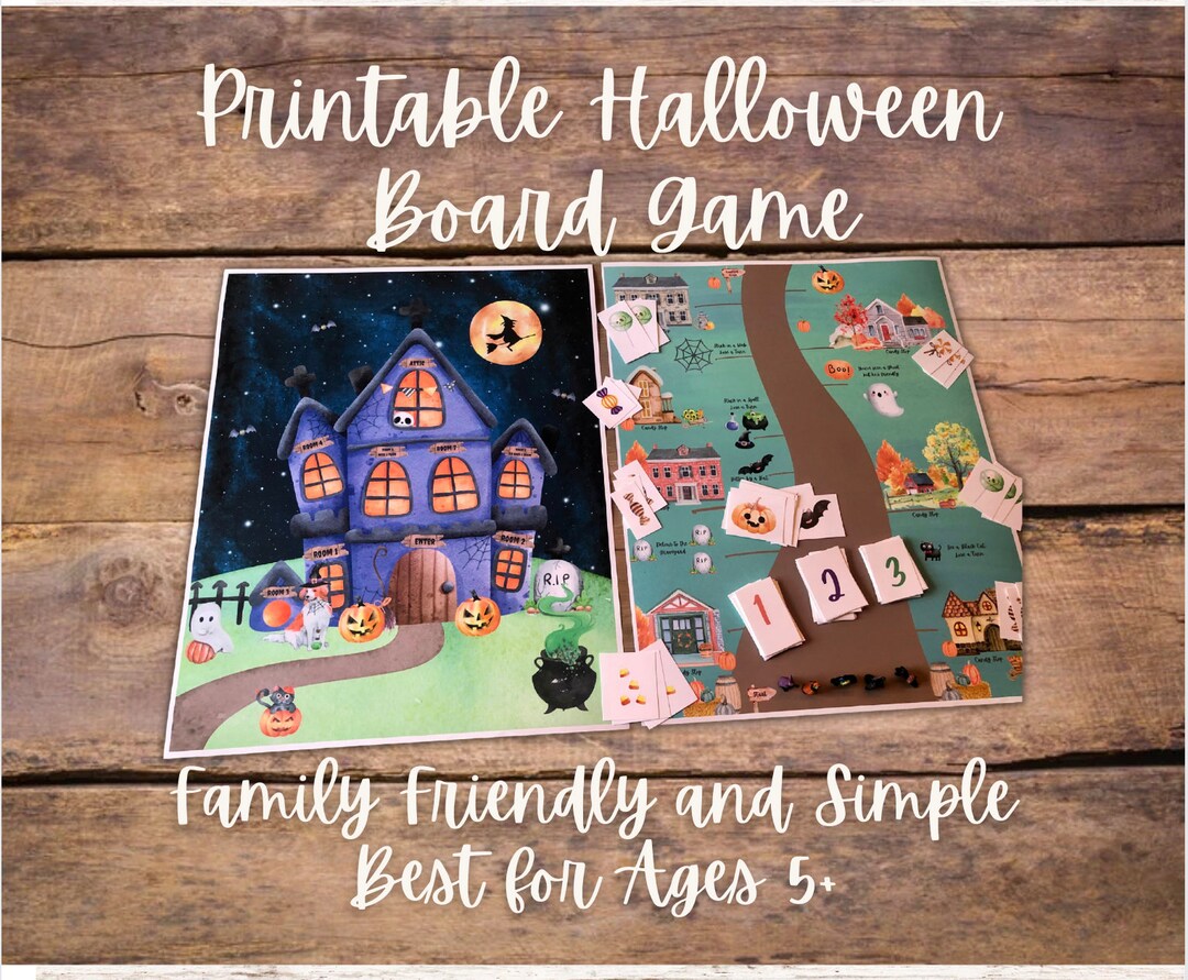 Halloween Game, Fall Game, Halloween Activity, Halloween Board Game ...