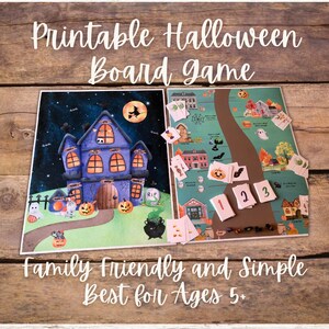 Halloween Game, Fall Game, Halloween Activity, Halloween Board Game ...
