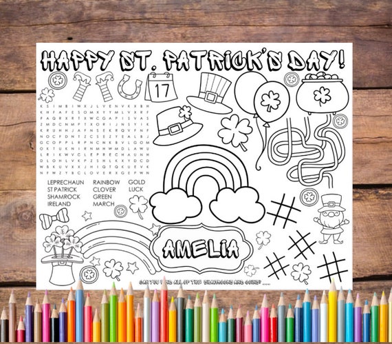 Luck Of The Irish Coloring Pages