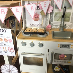 Customizable Bakery Pretend Play Printable, Dramatic Play Bakery Shop ...