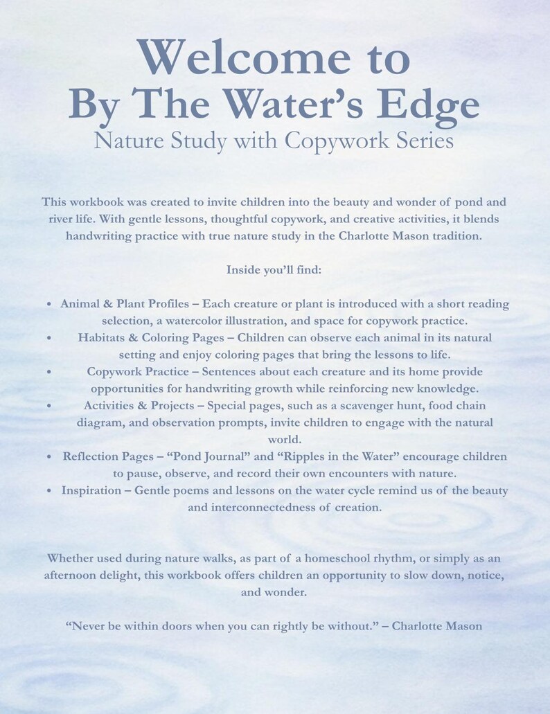 Nature Study Workbook Bundle | Fields and Feathers, by the Seashore, by ...