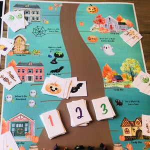 Halloween Game, Fall Game, Halloween Activity, Halloween Board Game ...