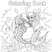 Set of 15 Customizable Mermaid Coloring Pages Mermaid - Etsy