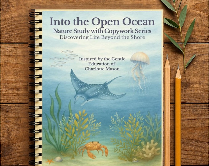 Ocean Animals Print Copywork, Ocean Animal Facts, Print Handwriting ...