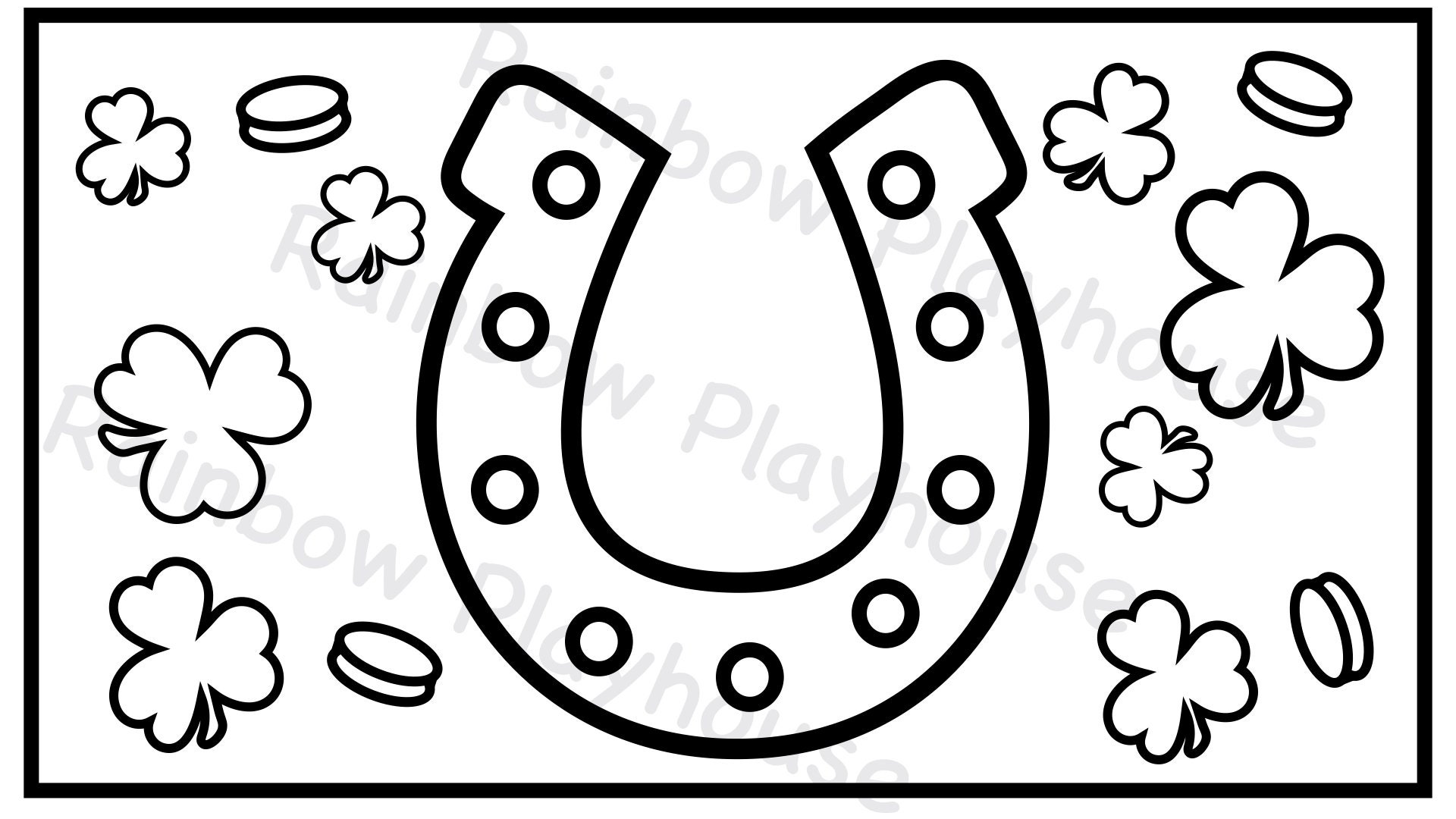 4 Happy Saint Patricks Day Coloring Pages Instant Digital Downloads - Etsy