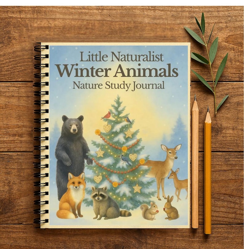 Winter Animals Nature Study | Little Naturalist | PDF Printable - Etsy