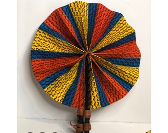 Ankara Hand Fan | Etsy