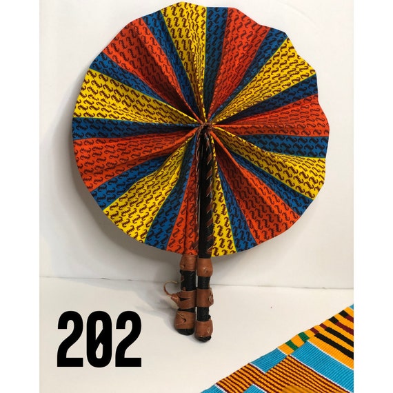 Ankara Hand Fan | Etsy