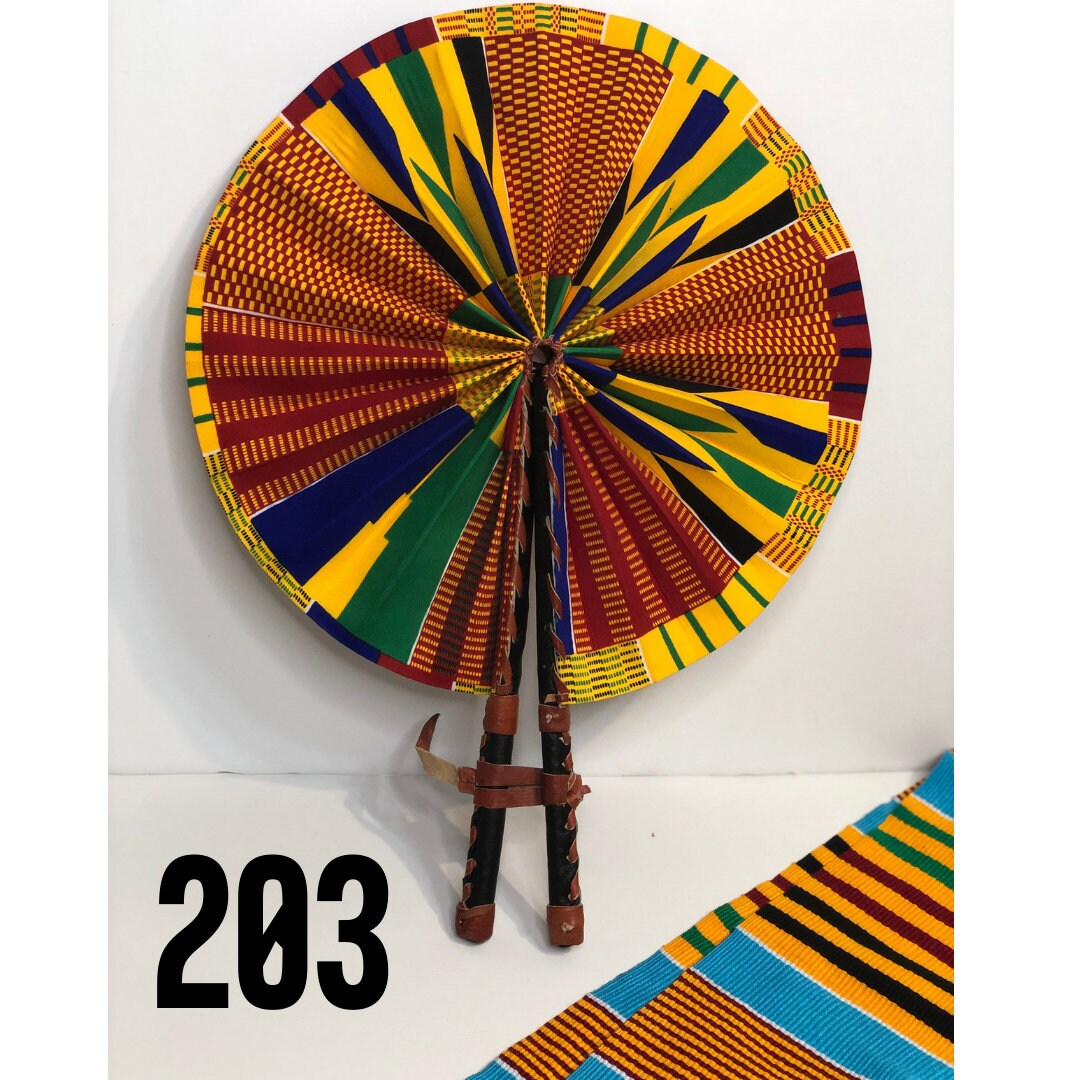Ankara Hand Fan - Etsy