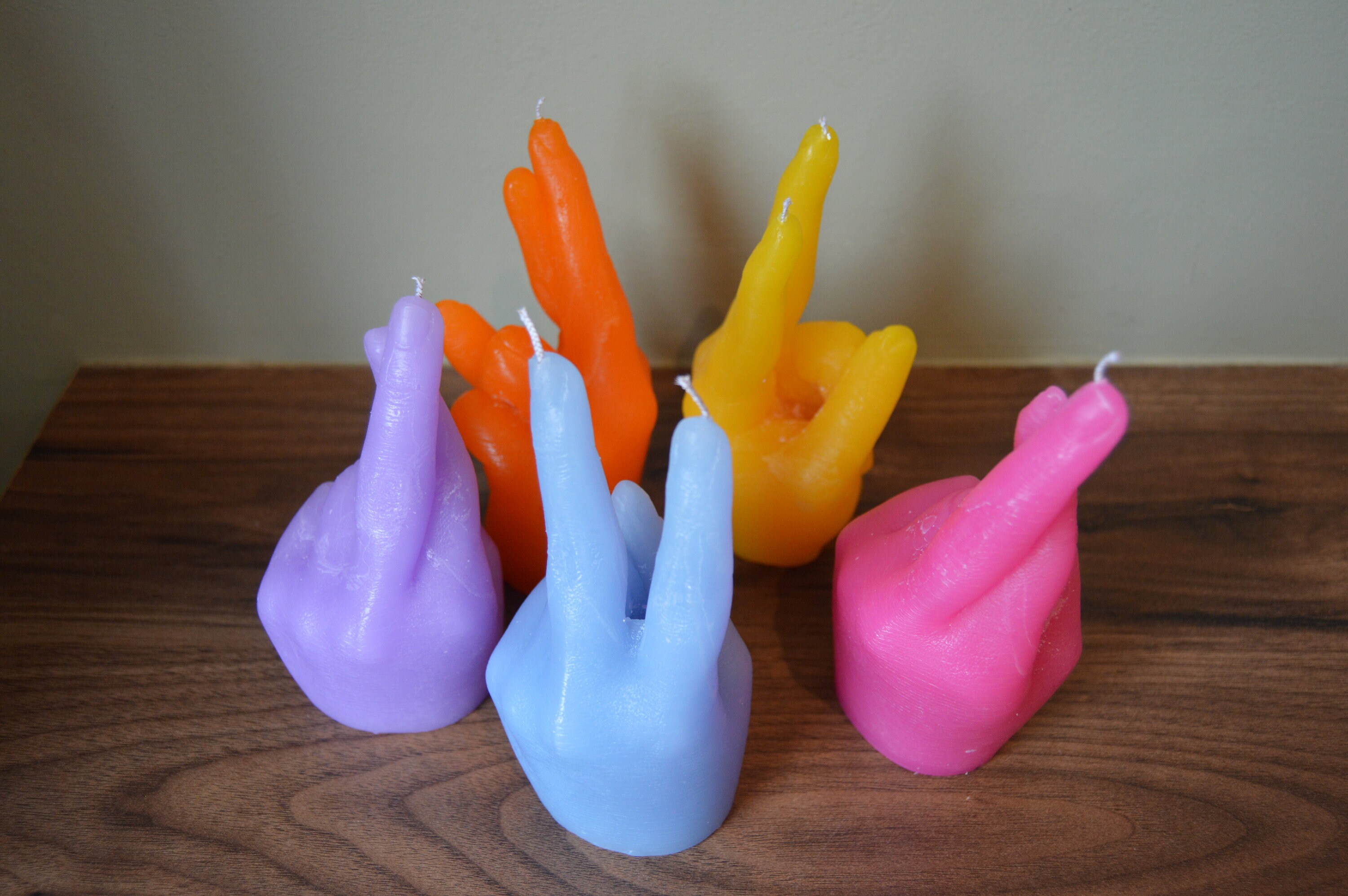 3 Hand Candles Variety Box / Hand Gesture Candle / Hand Candle - Etsy