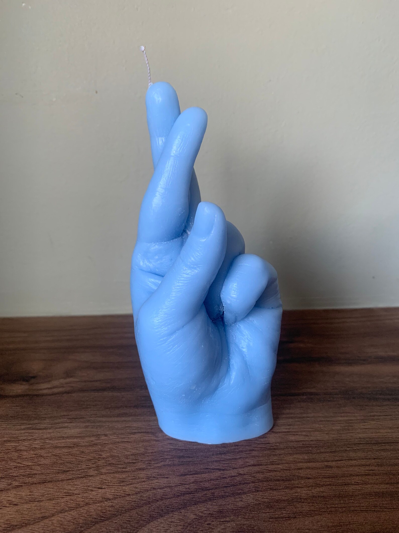 Hand Candle / Hand Gesture Candle / Crossed Fingers Candle - Etsy