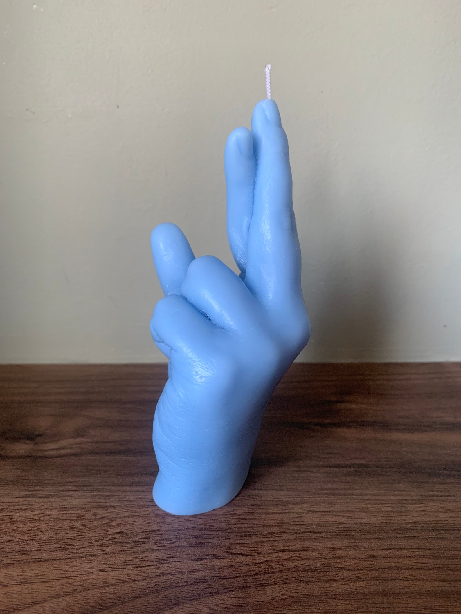 Hand Candle / Hand Gesture Candle / Crossed Fingers Candle - Etsy