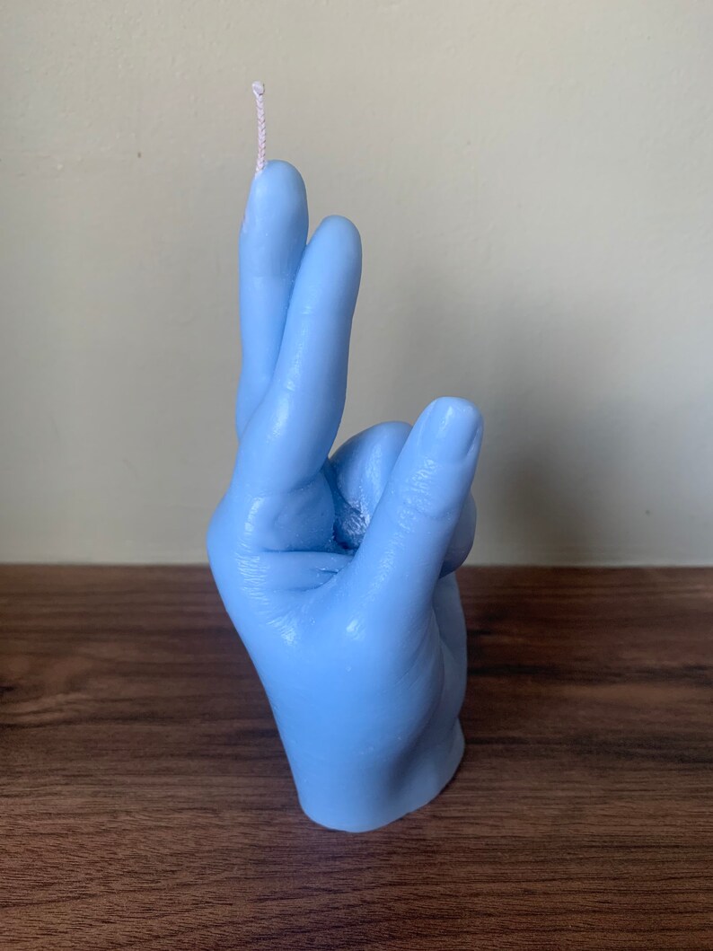 Hand Candle / Hand Gesture Candle / Crossed Fingers Candle - Etsy