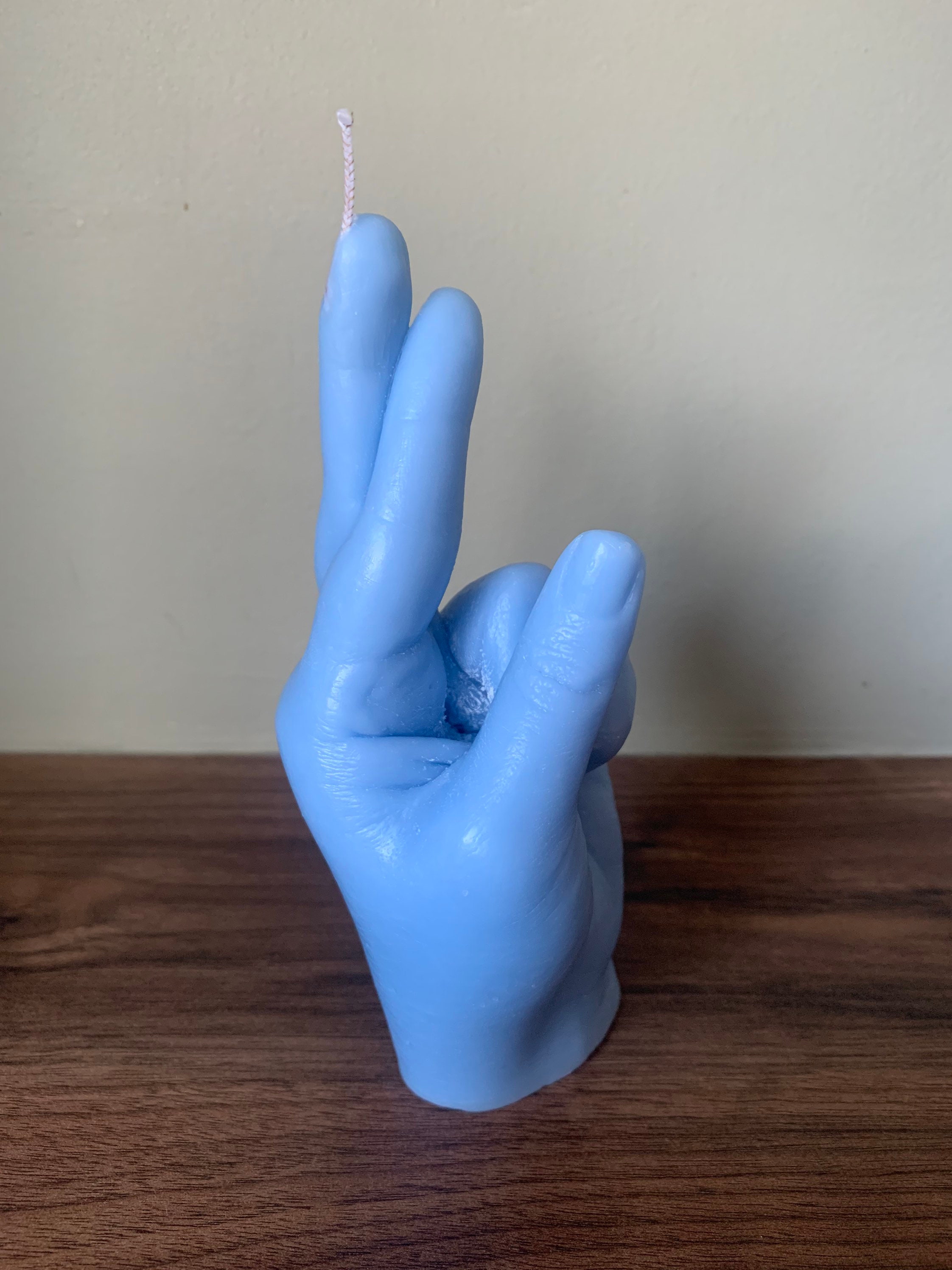 Hand Candle / Hand Gesture Candle / Crossed Fingers Candle - Etsy