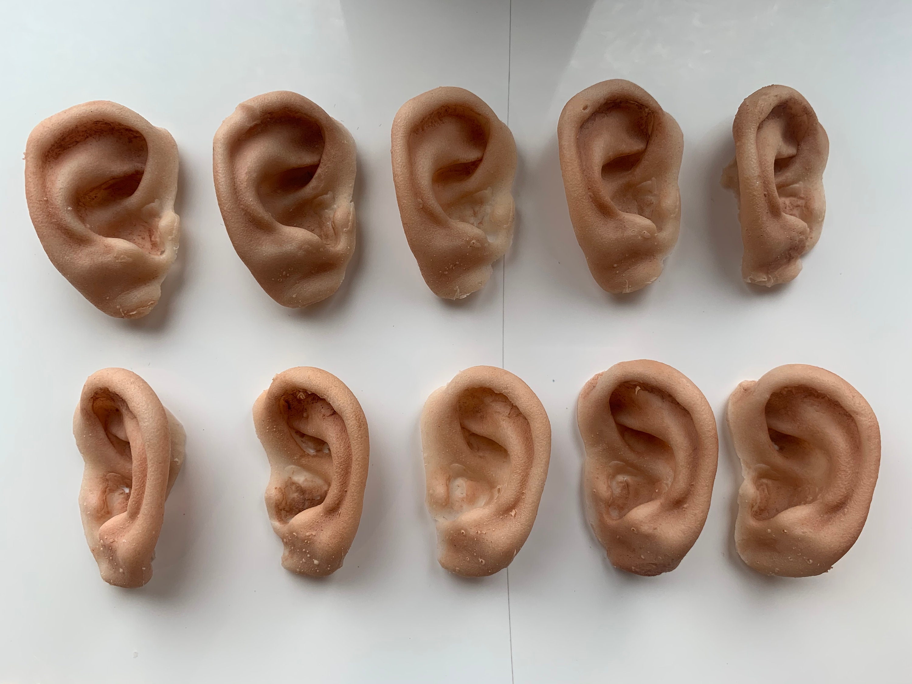 Silicone Ear Earring Display wooden Base Included - Etsy