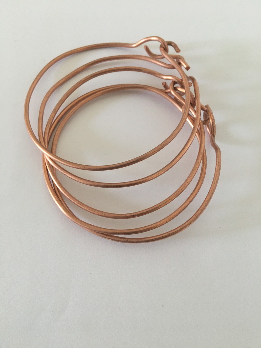 Copper, Bangle Set, 5 Bangles, Bracelet Set - Etsy