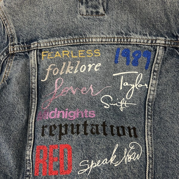 Taylor Swiftie Merch Kids Jean Jacket - Etsy