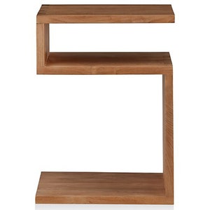 S Side Table, S Shaped End Table, Solid Wood Side Table Furniture, Side ...