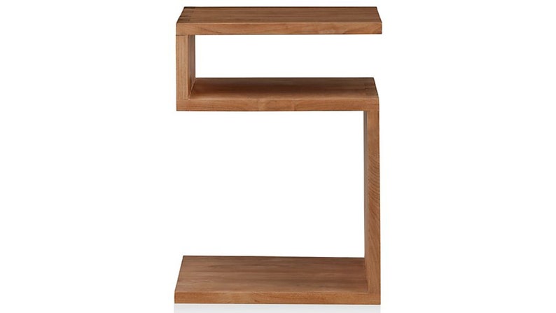 S Side Table S Shaped End Table Solid Wood Side Table | Etsy