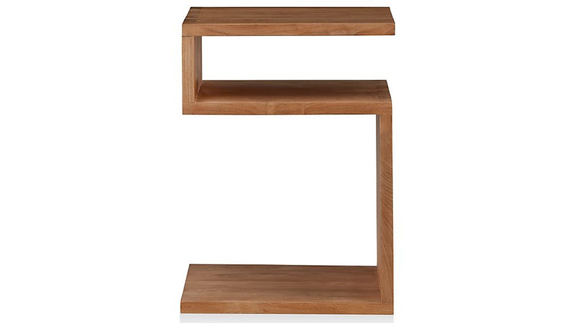 S Side Table S Shaped End Table Solid Wood Side Table - Etsy