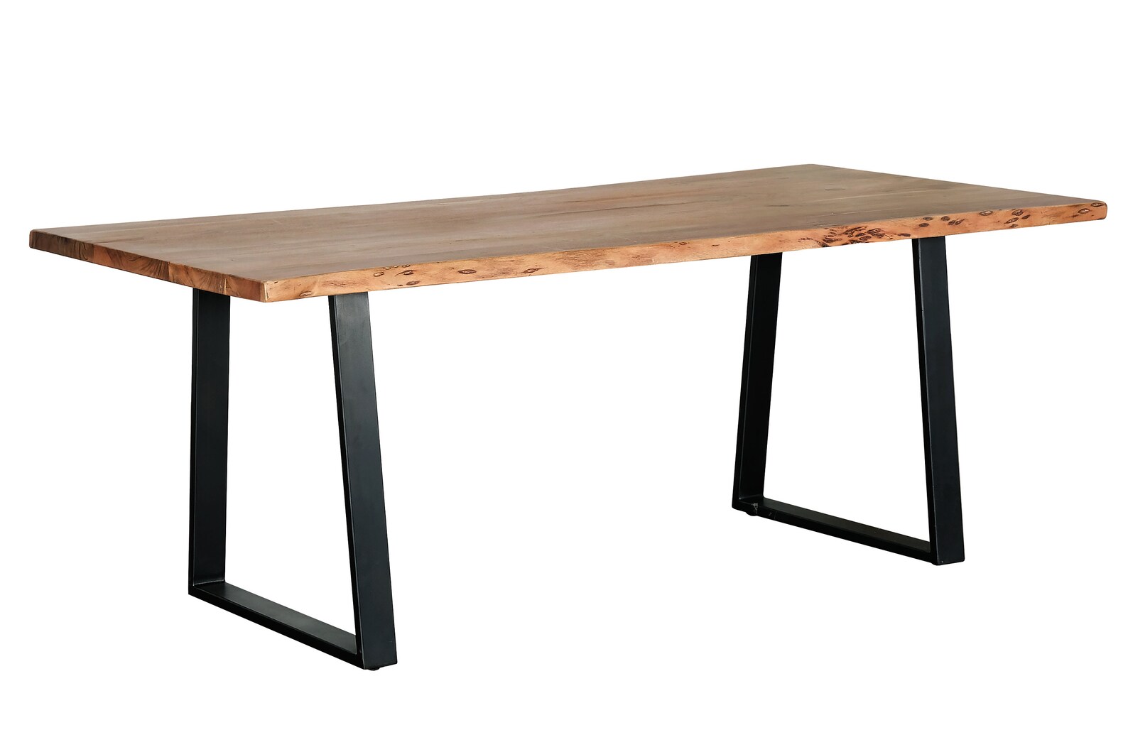 Dining Table, Dining Bench, U Table Legs Black Dining Table Industrial ...