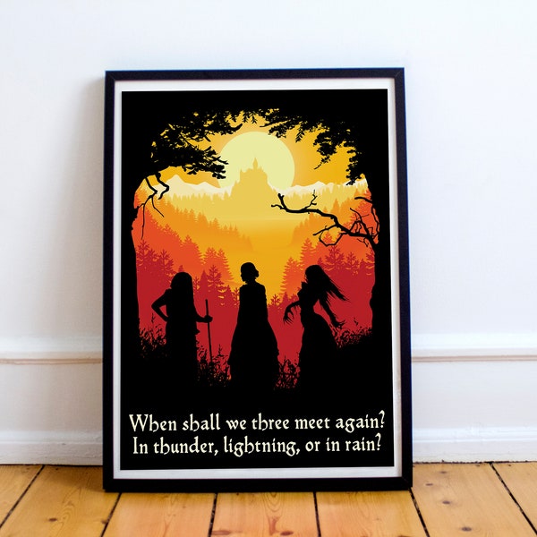 Macbeth Poster - Etsy UK