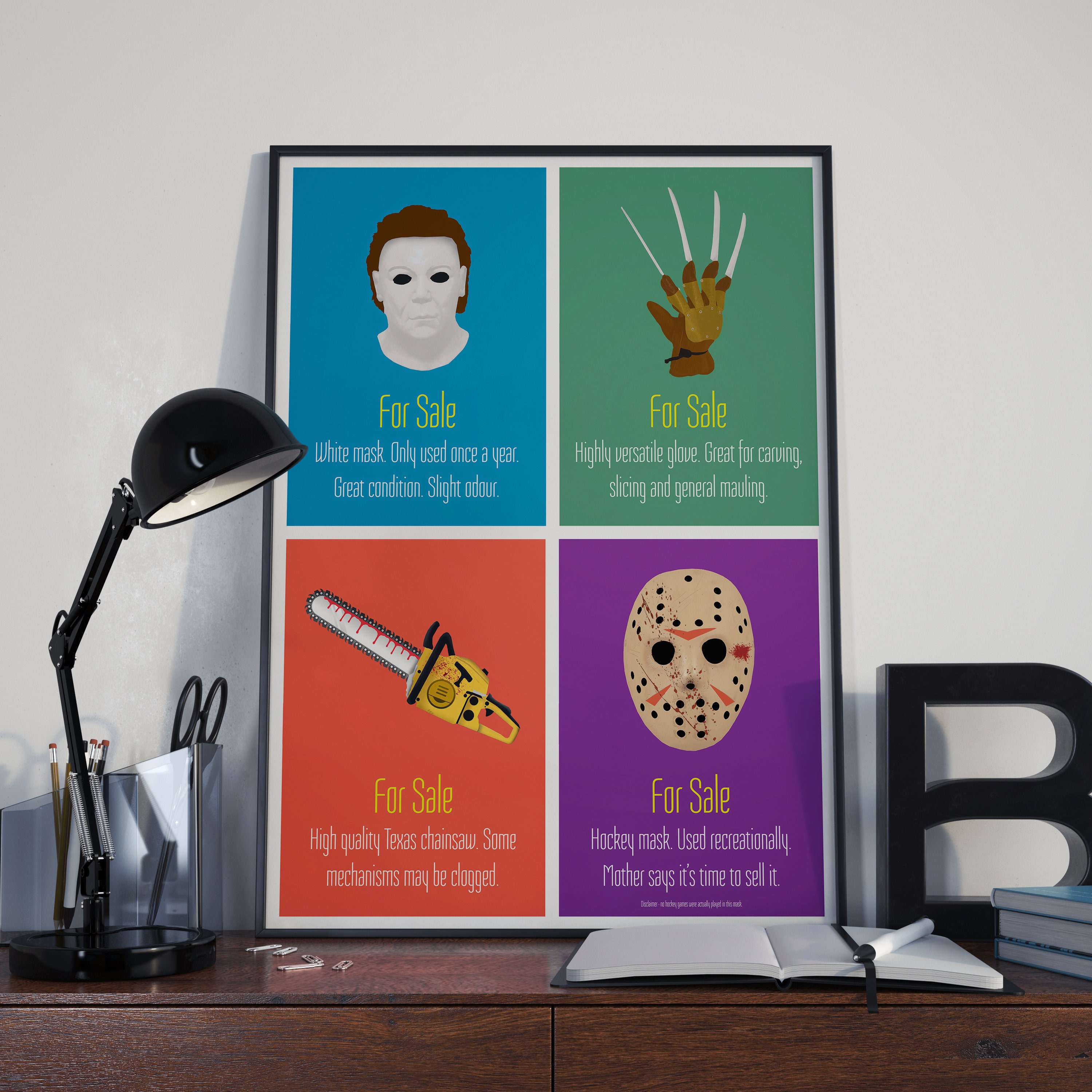 Horror Movie Collage Poster