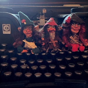 Dwarf thingol Brooch Handmade Gnome Elf OOAK Doll Clay Art Miniature ...