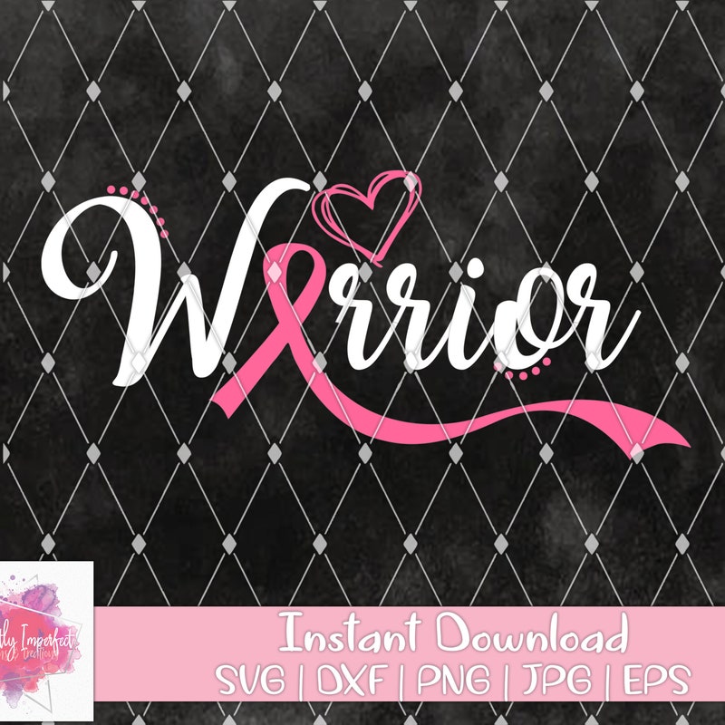 Cancer Warrior Svg - Etsy