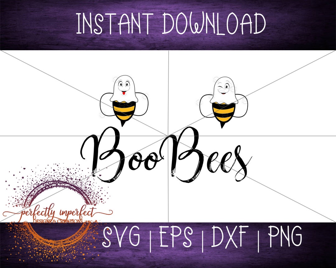 Boo Bees Svg | Boo Bees | Funny Halloween Svg | Boo Bees Dxf ...