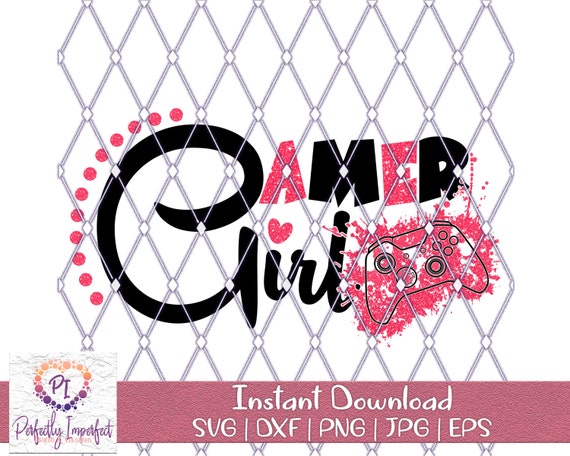 Girl Gamer Svg Controller Gaming Controller Digital - Etsy